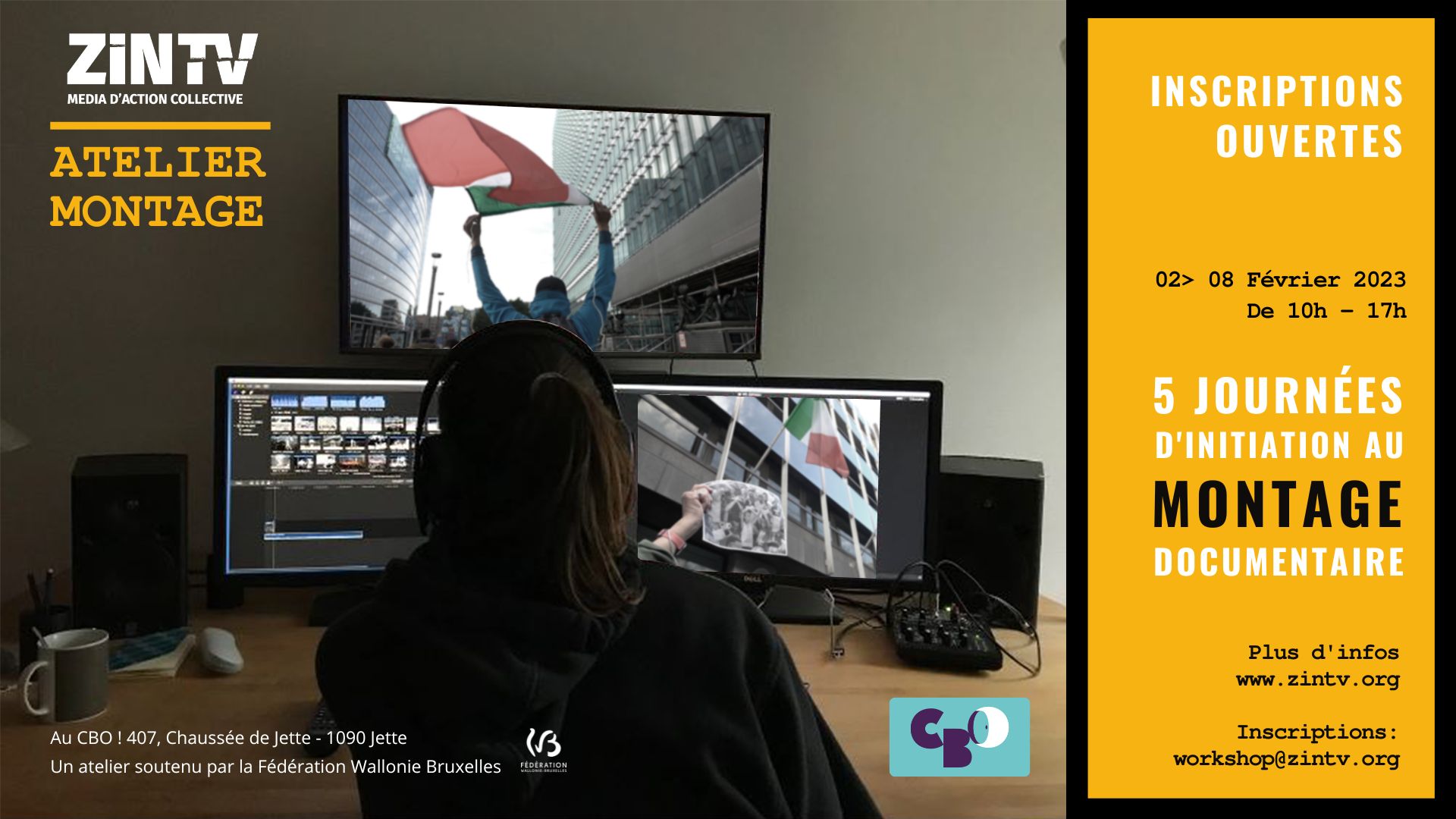 Initiation montage // Session février 2023 - ZIN TV